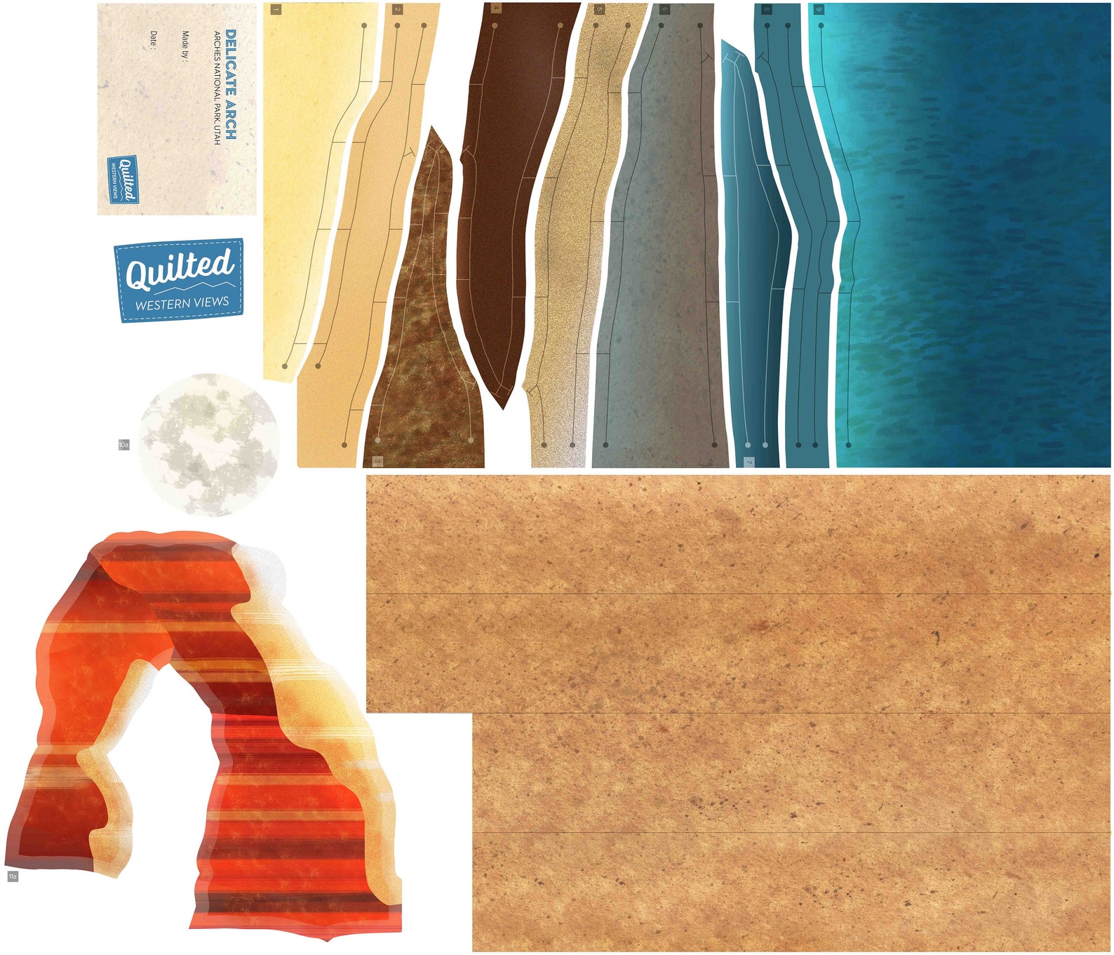 Delicate Arch Quilt FABRIC KIT - Etsy