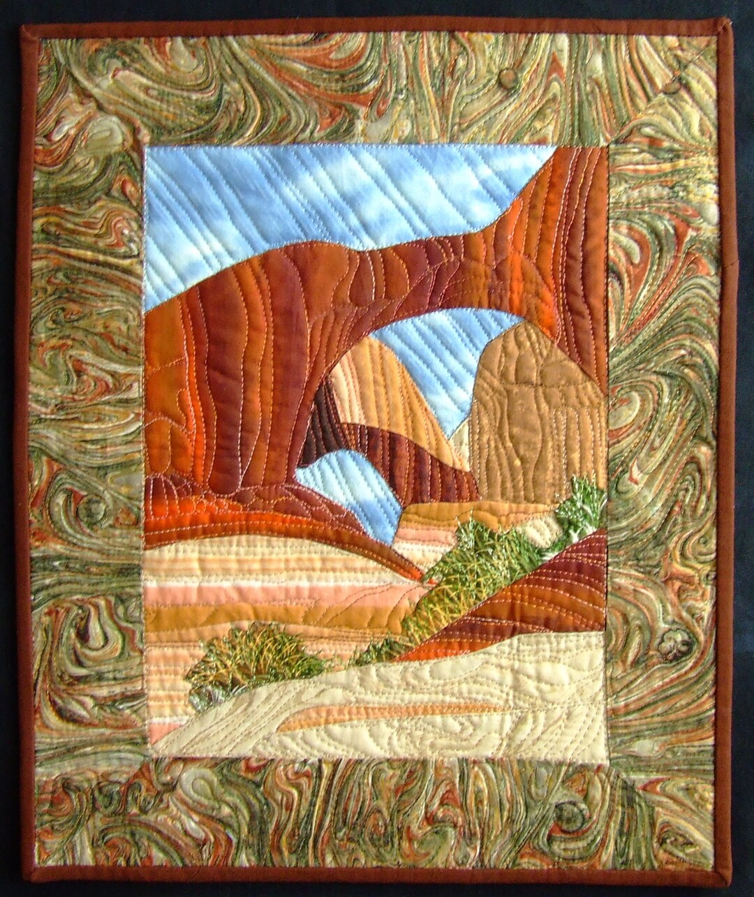 Arches National Park Mini Quilt-double Arch PDF Pattern - Etsy