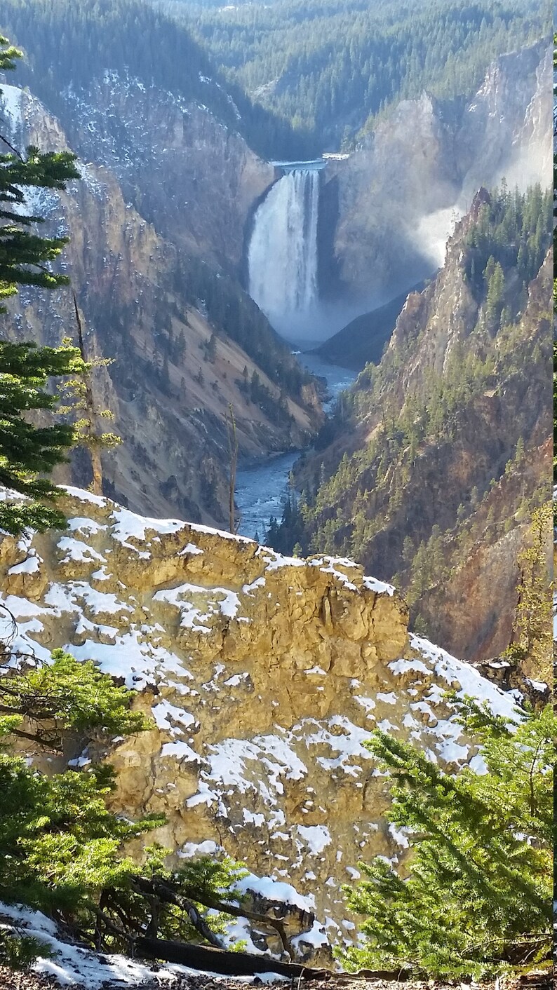 Yellowstone National Park Mini Quilt-yellowstone Falls PDF Quilt ...