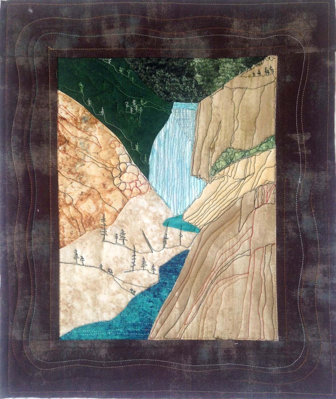 Yellowstone Falls PDF Quilt Pattern - Etsy