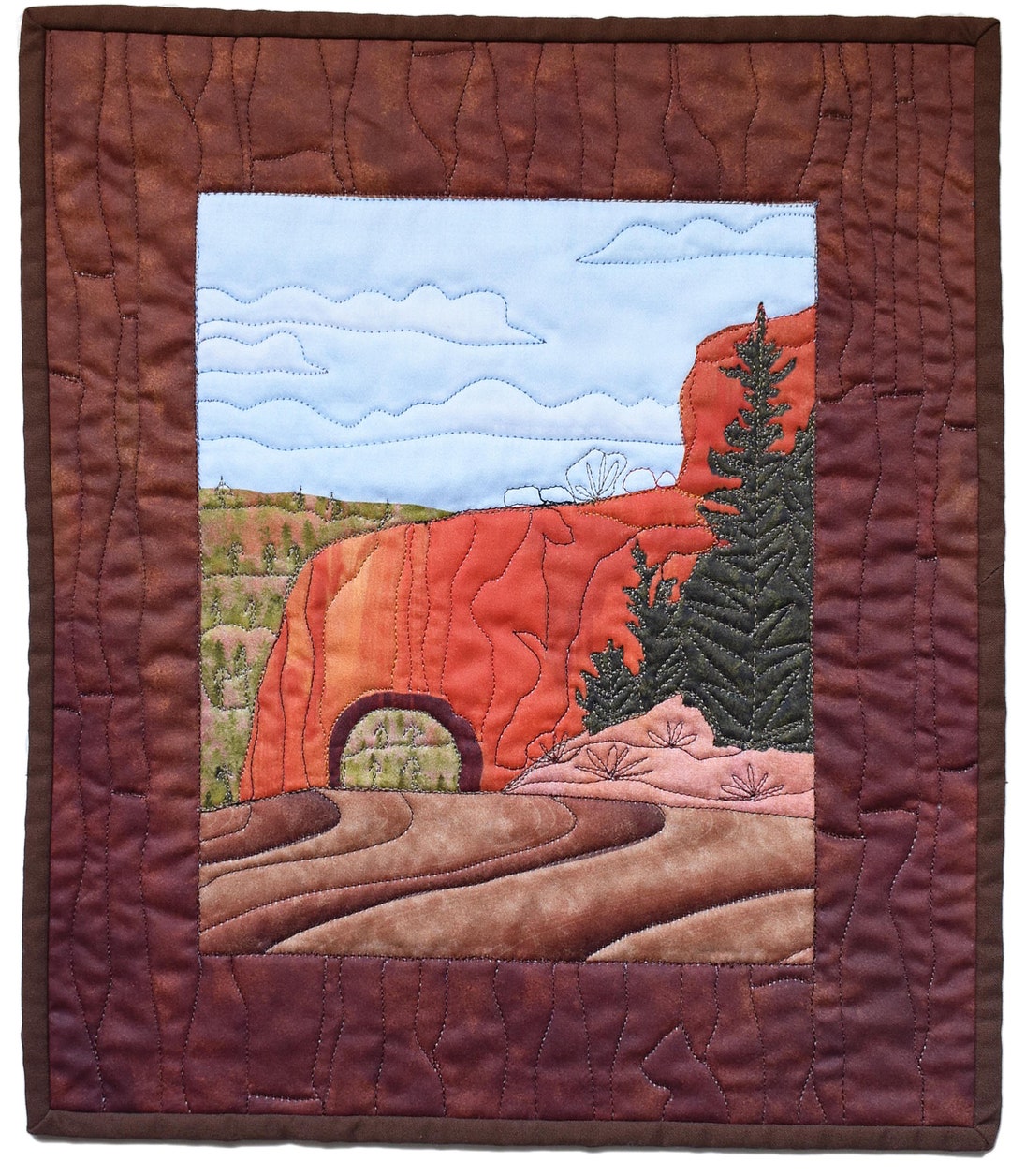 Bryce Canyon National Park Mini Quilt-red Canyon Quilt Fabric Kit - Etsy