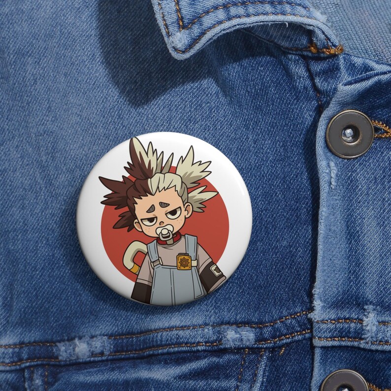 Gachiakuta Dear Santa Pin Button – Trendy Japanese Anime Lapel Pin (2. ...