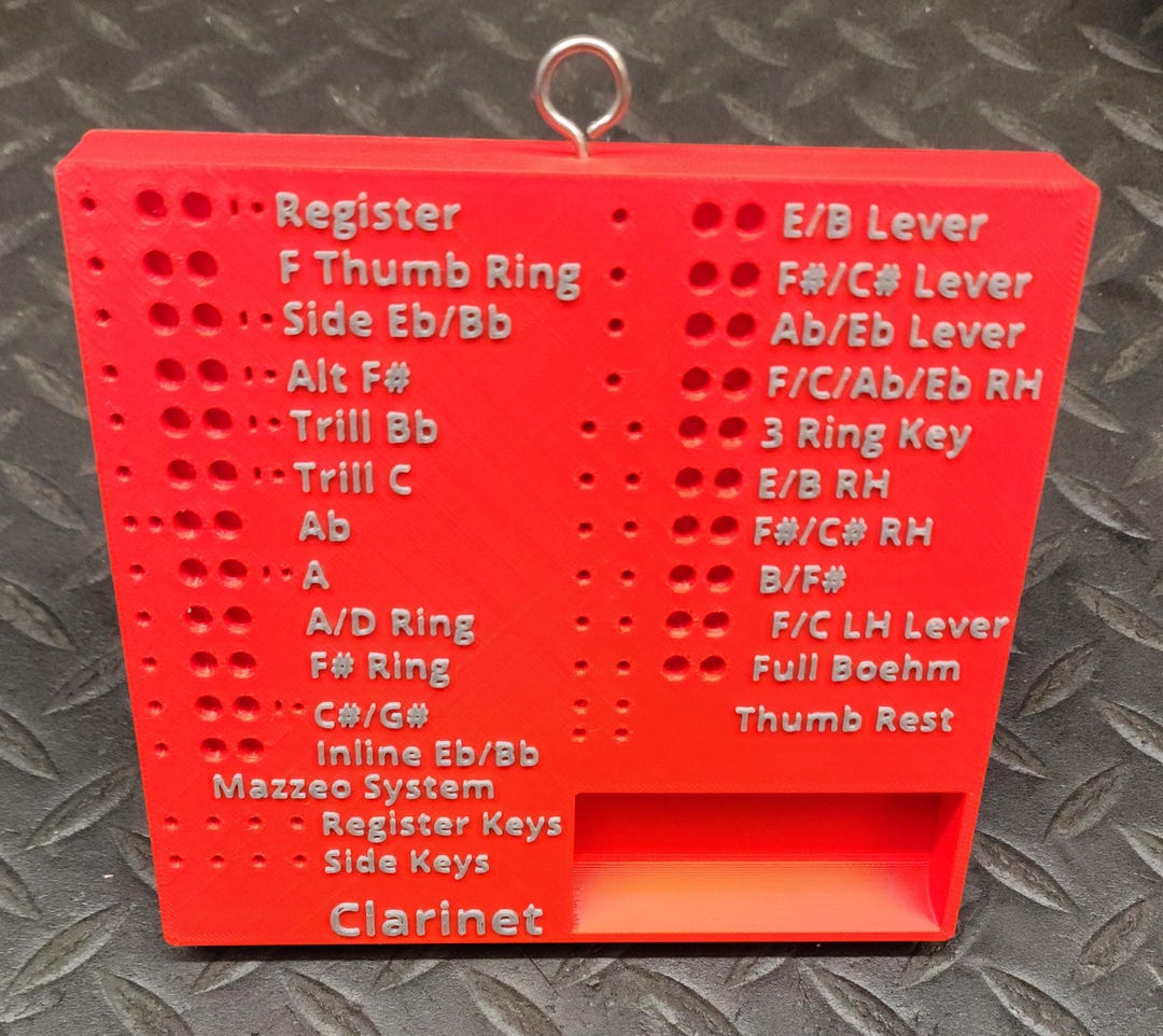 Clarinet Screw Board - Etsy