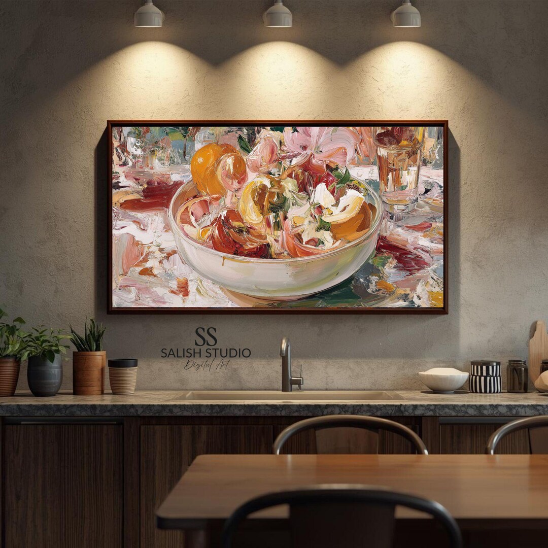 Citrus Bloom Still Life Art Print – Vintage Farmhouse Decor (digital ...