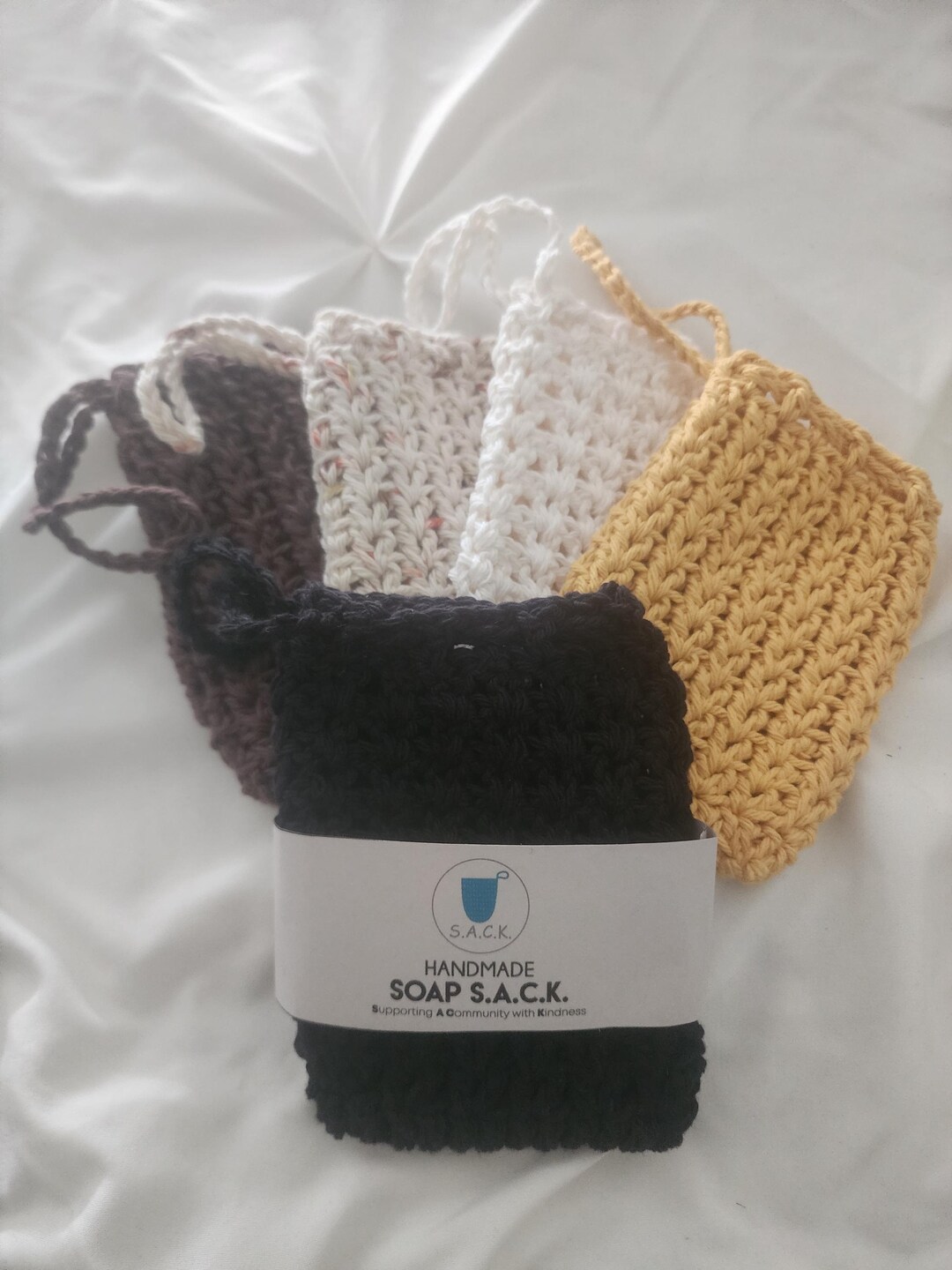 Crocheted Bar Soap Sacks - Etsy