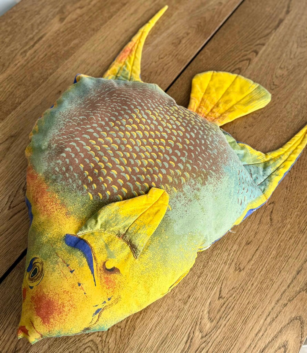 Vintage Queen Angelfish Shaped Pillow 1990s - Etsy