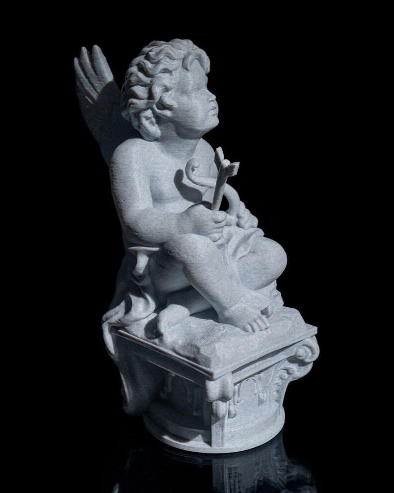 Stone Cupid – Classic 3D Statue - Etsy