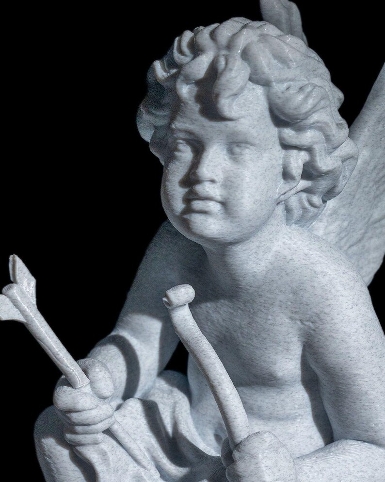Stone Cupid – Classic 3D Statue - Etsy