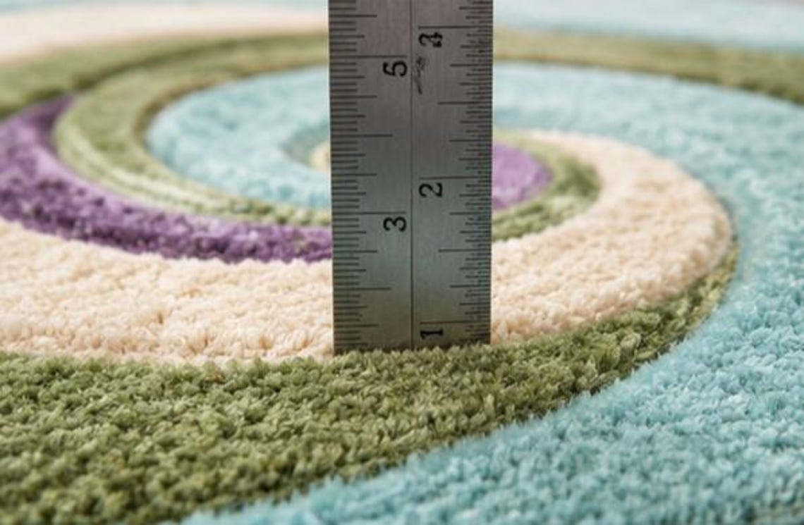 Luxury Ocean Swirl Abstract Area Rug – Modern Artistic Spiral Carpet ...
