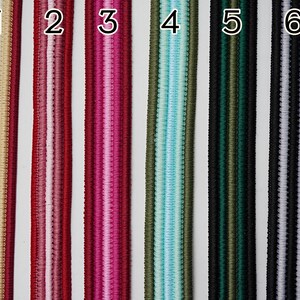 5 Yards 3/4" Flat Knit Rib Tape, Striped Rib Knit, Flat Knit Tape ...