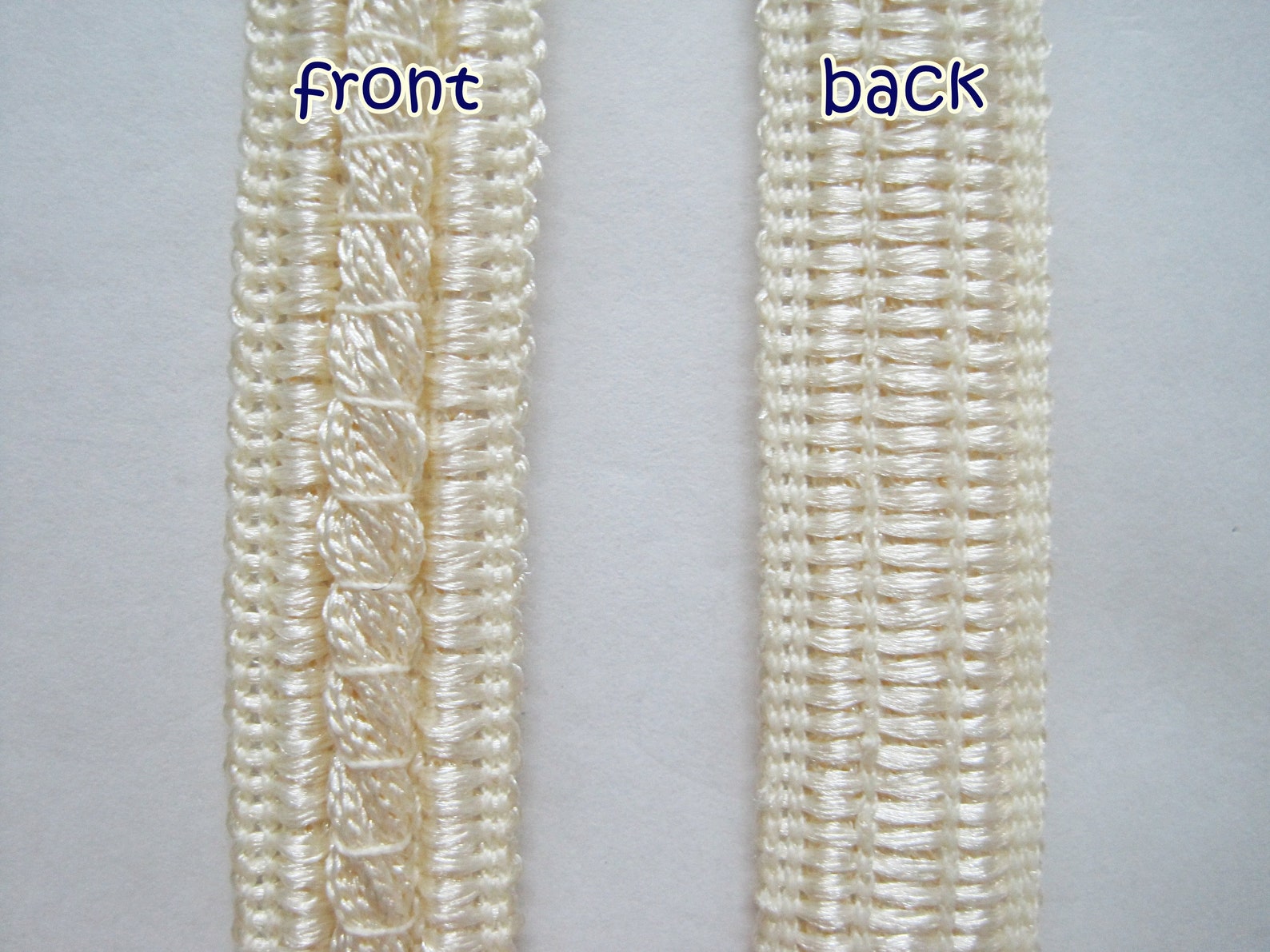 5 Yards Cream Braided Trim Gimp Braid Braided Cord Gimp | Etsy