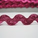 5 Yd 1/2"' Hot Pink Metallic Rick Rack Trim, Pink Trim, Ric Rac Trim ...