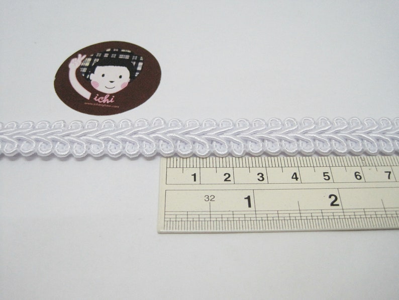 5 Yards 9/16 White Gimp Braided Trim Gimp Braid | Etsy