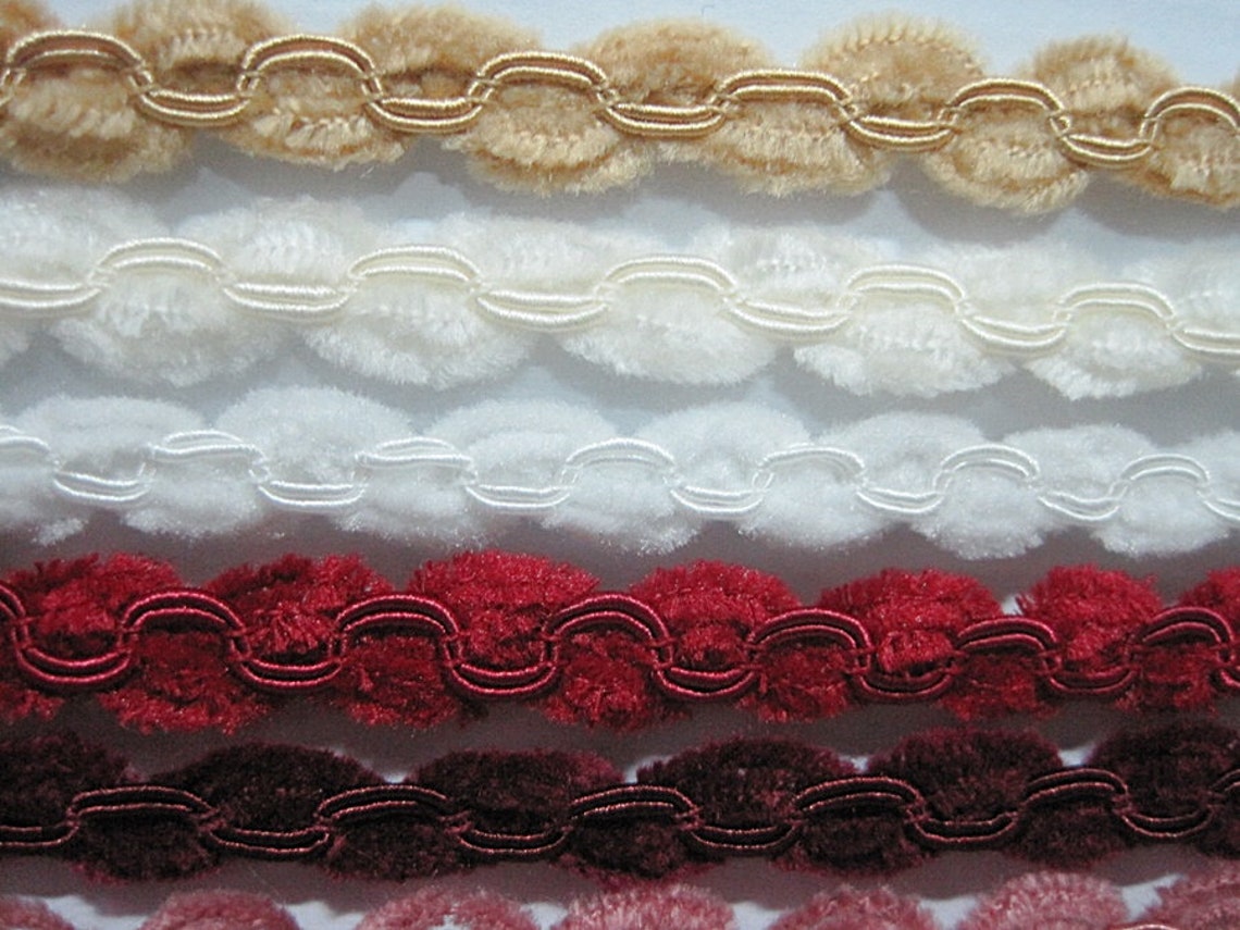 5 Yards 1/4 Harvest Gold Chenille Braided Rick Rack - Etsy