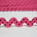 5 Yards Pink Polka Dot Rick Rack Trim, Ric Rac, Rick Rack, Wholesale ...
