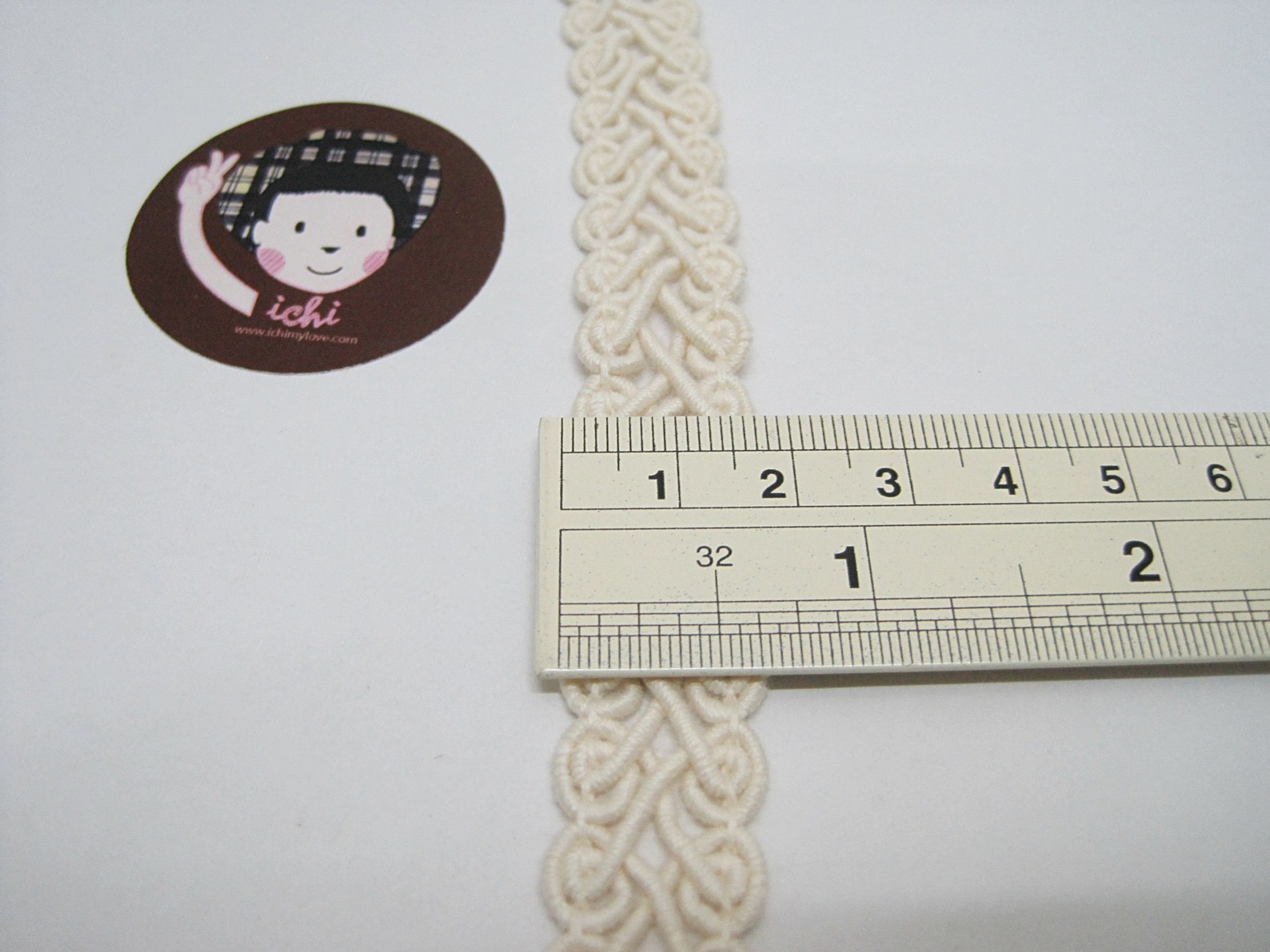 5 Yards 5/8 100% Cotton Gimp Braid Natural Trim Ivory - Etsy
