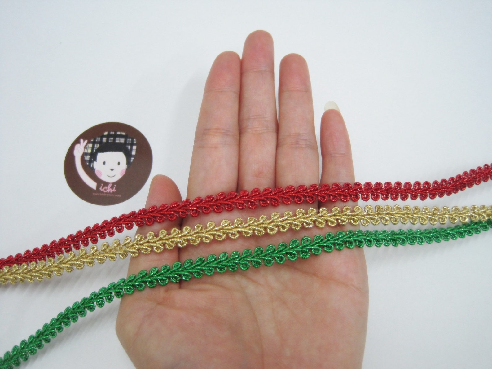 Metallic Gimp Braided Trim Christmas Trim Gimp Braid | Etsy