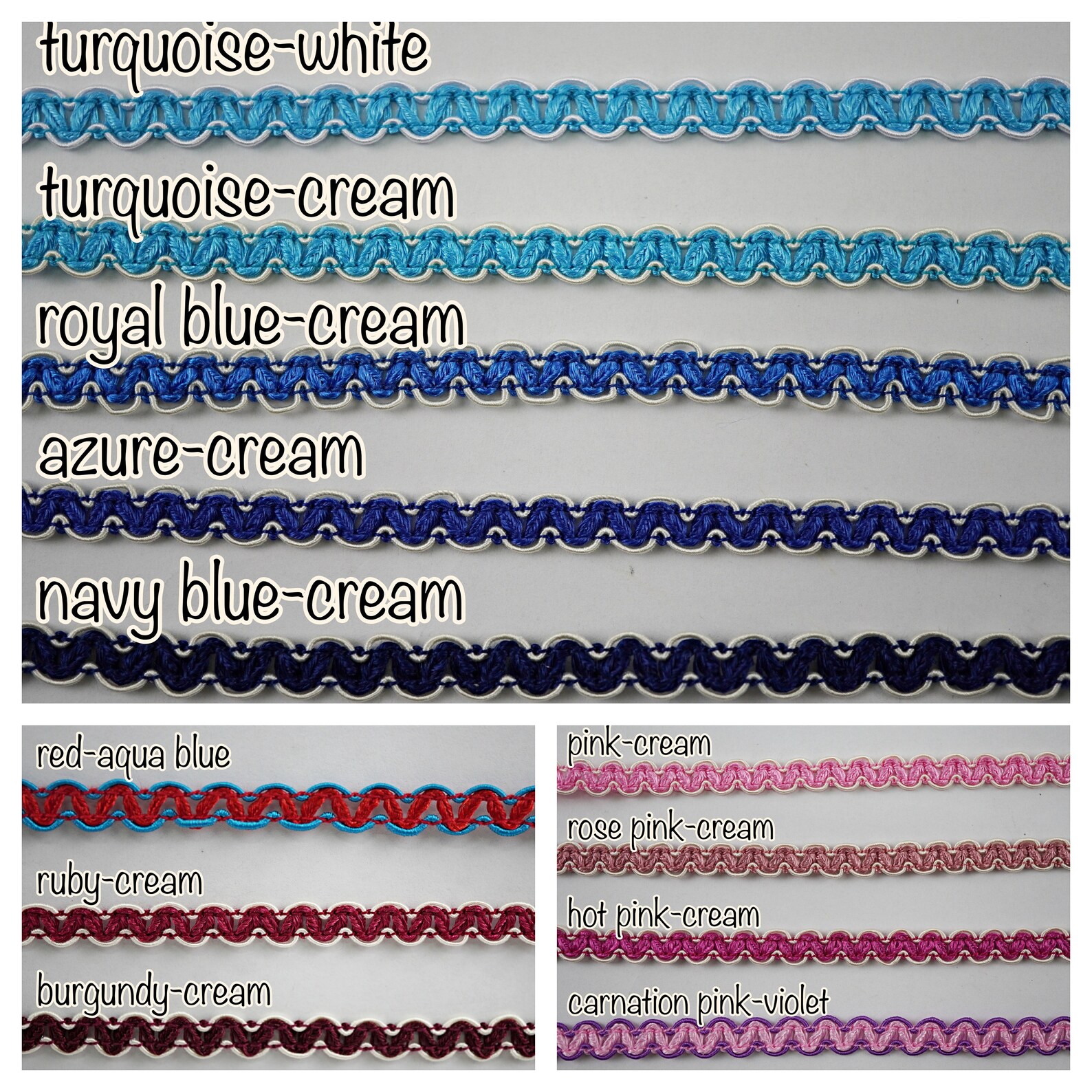 5 Yards Gray Rick Rack Rick Rack Trim Zig Zag Trim Zig Zag - Etsy