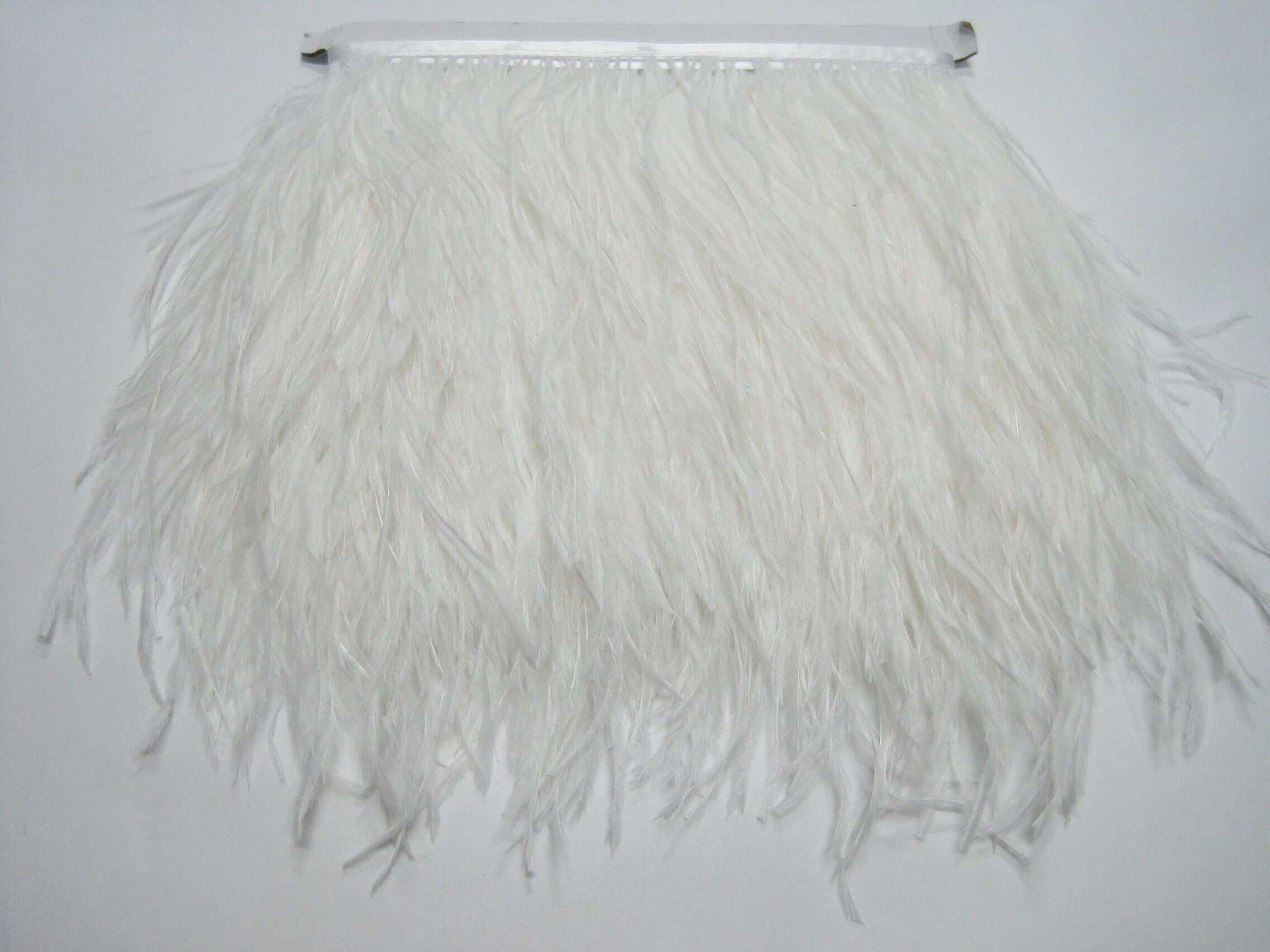 1 Yard Ostrich Trim Off-white Fringe Ostrich Feather | Etsy