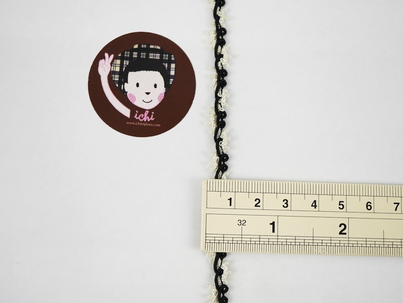5 Yards Black Picot Braid Picot Trim Picot Braid Rococo - Etsy