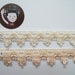 5 Yards Cream Scalloped Loop Fringe, Vintage Lace, Loop Trim, Wholesale ...