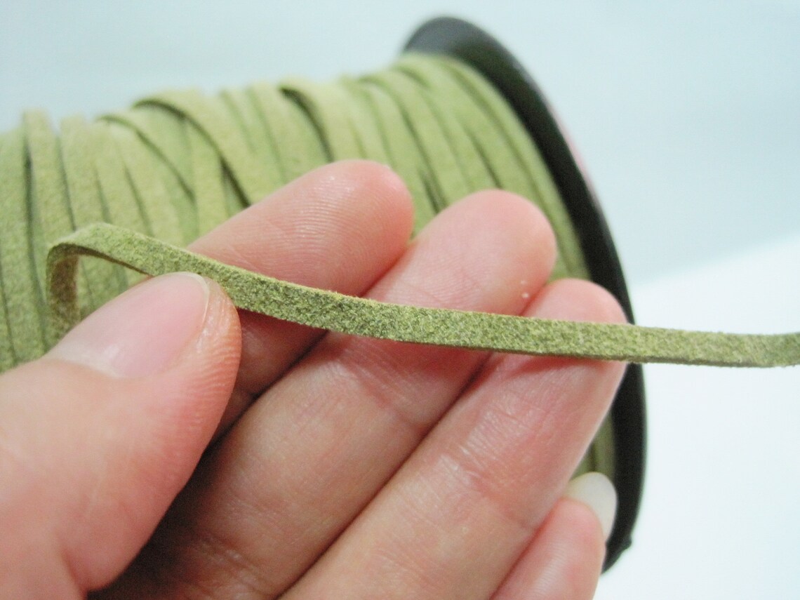 5 yards Faux Suede Leather Cord Suede cord leather cord | Etsy