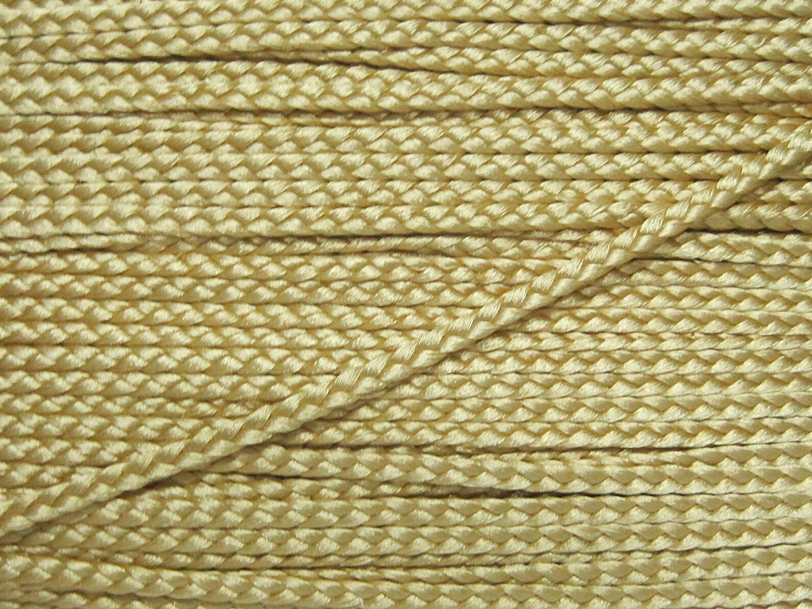 5 Yards 1/4 Braided Cord Gold Cord Flat Braided Cord | Etsy