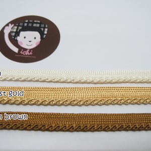 5 Yards Harvest Gold Lip Cord Piping, Edge Piping, Decorative Edging ...