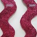 5 Yards Hot Pink Jumbo Metallic Rick Rack Trim, Metallic Rick Rack ...