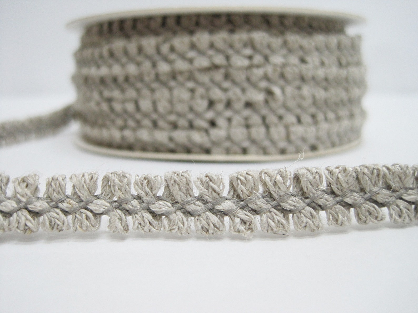 Linen Picot Trim Natural trim wholesale trims linen lace | Etsy