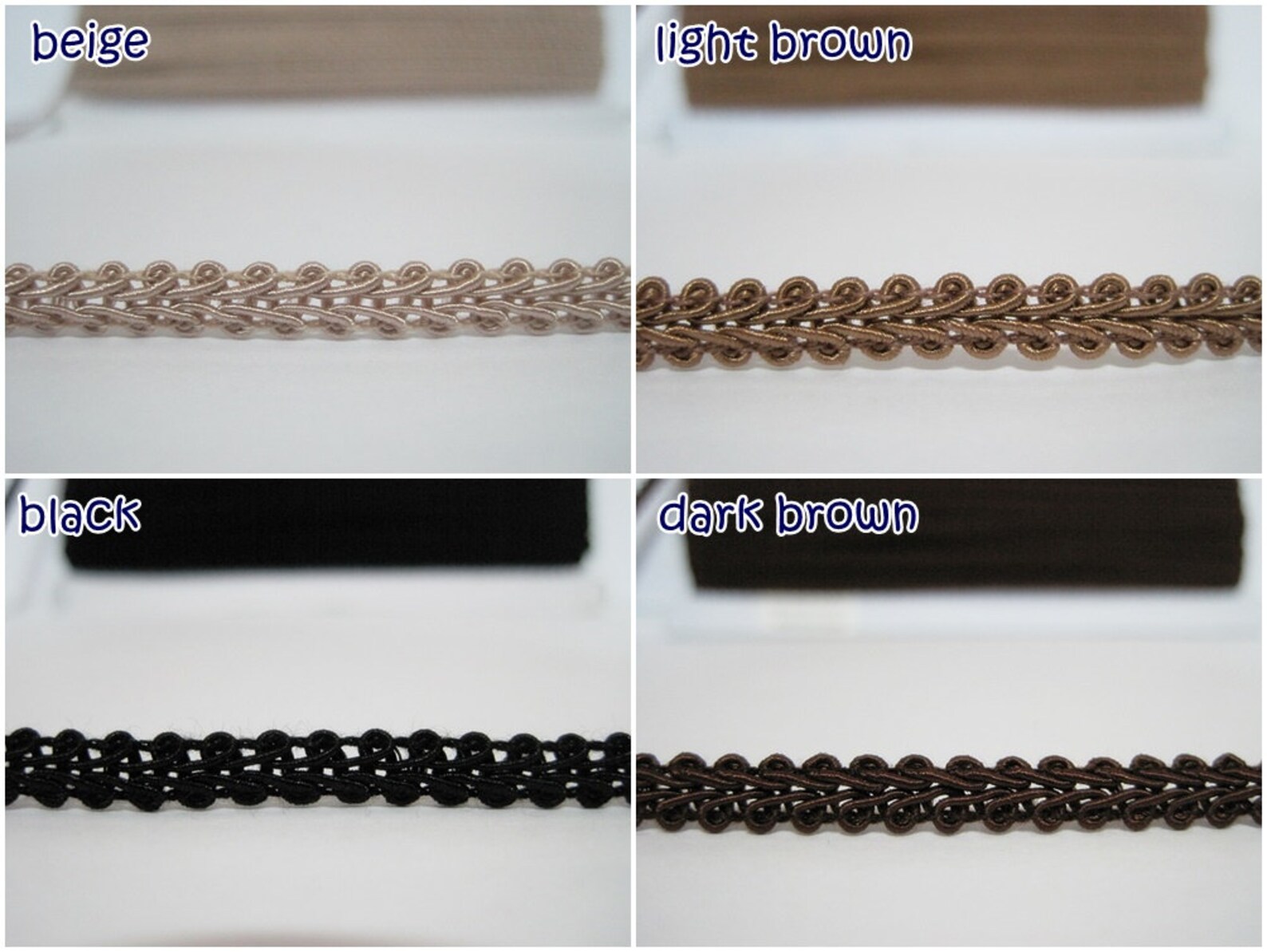 5 Yards 3/16 Dark Brown Gimp Braided Trim Gimp Braid | Etsy