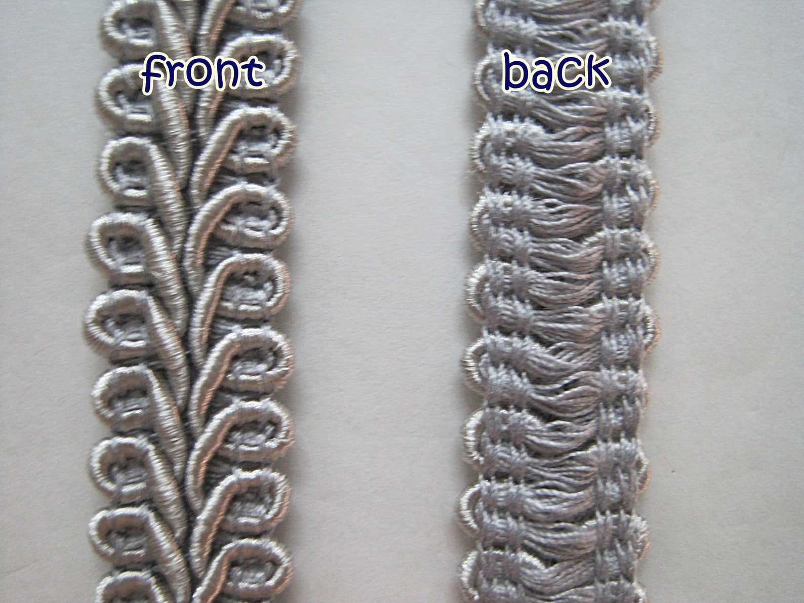 5 Yards 9/16 Silver Gimp Braided Trim Gimp Braid | Etsy