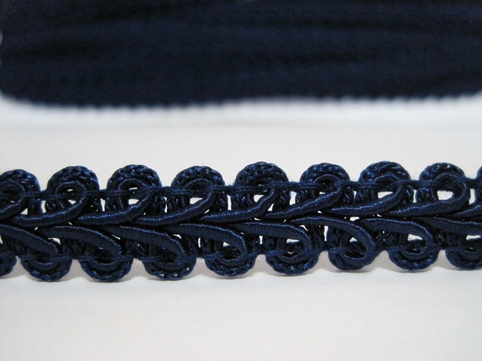 5 Yards 1/2 Navy Blue Gimp Braided Trim Gimp Braid | Etsy