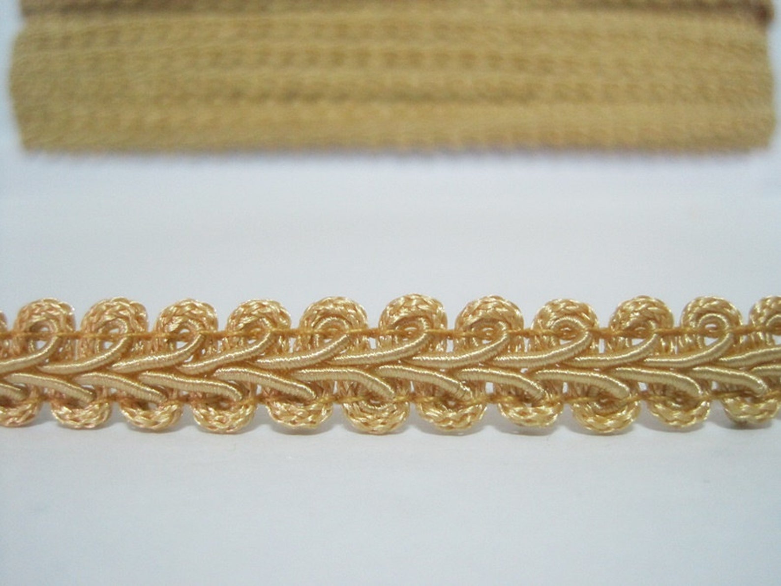 5 Yards 3/8 Gold Gimp Braided Trim Gimp Braid Braided | Etsy