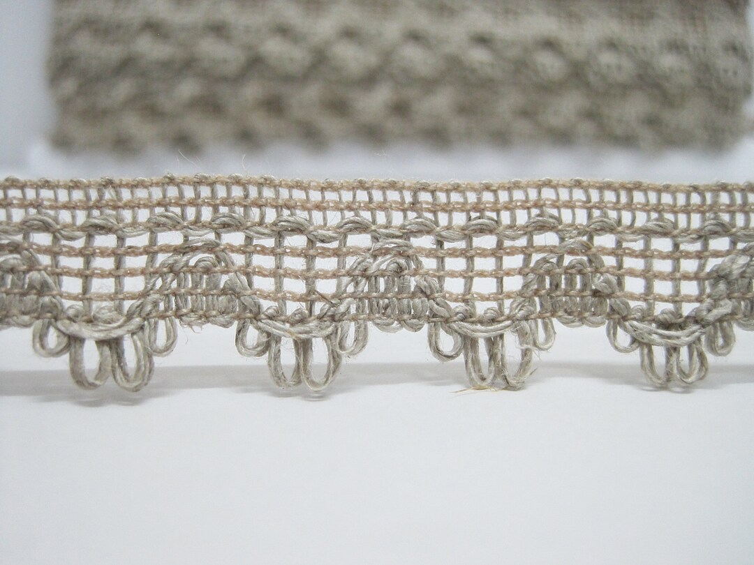 5 Yards Linen Lace, Natural Trim, Wholesale Trims, Linen Lace, Natural ...