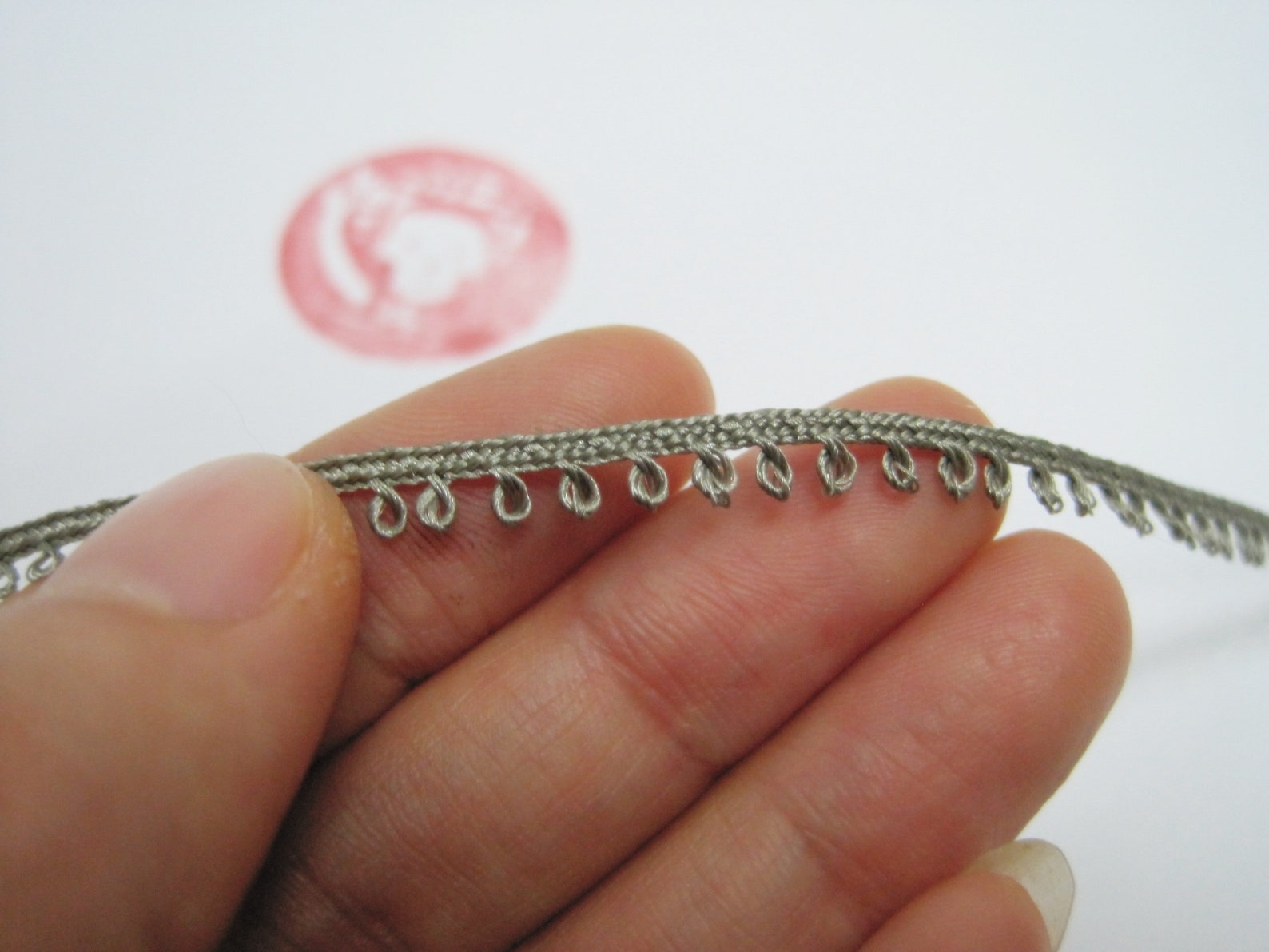 5 Yards Gray Picot Trim Picot Edge Trim Picot Edge Ribbon | Etsy