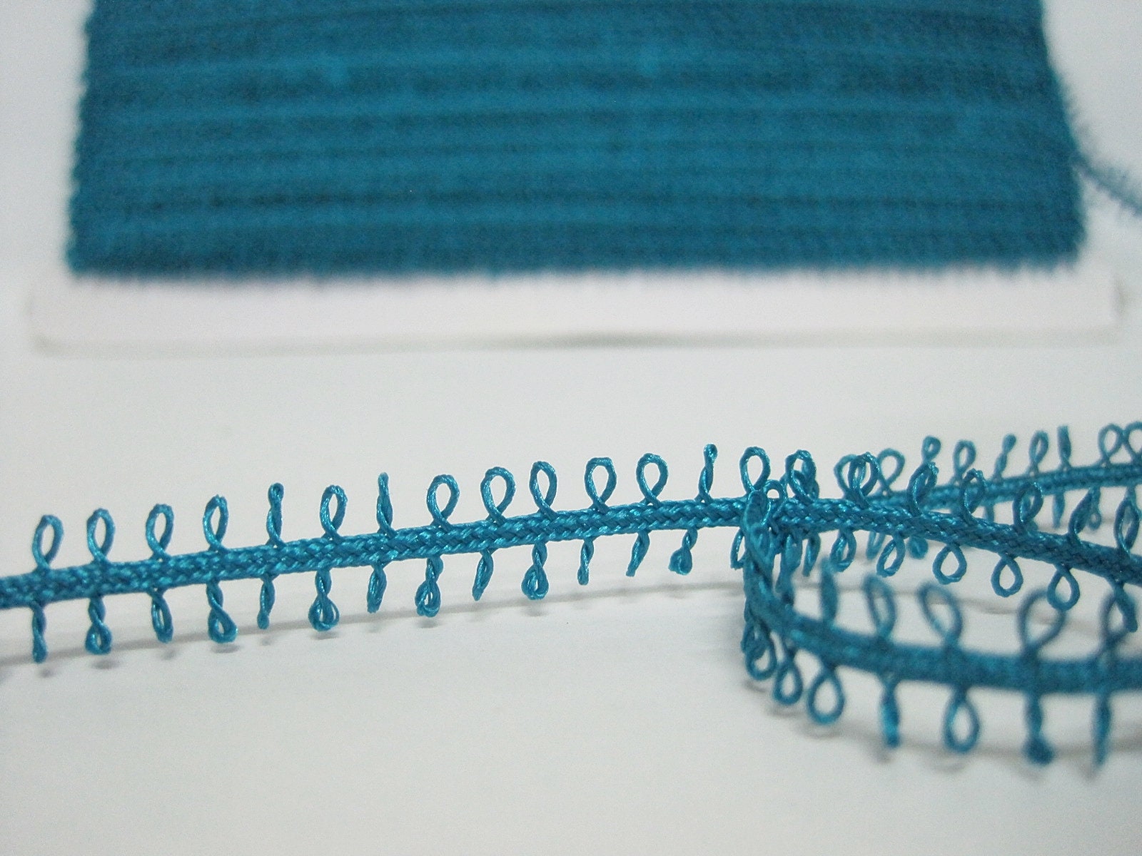 5 Yards Aqua Blue Picot Trim Picot Edge Trim Picot Edge - Etsy UK