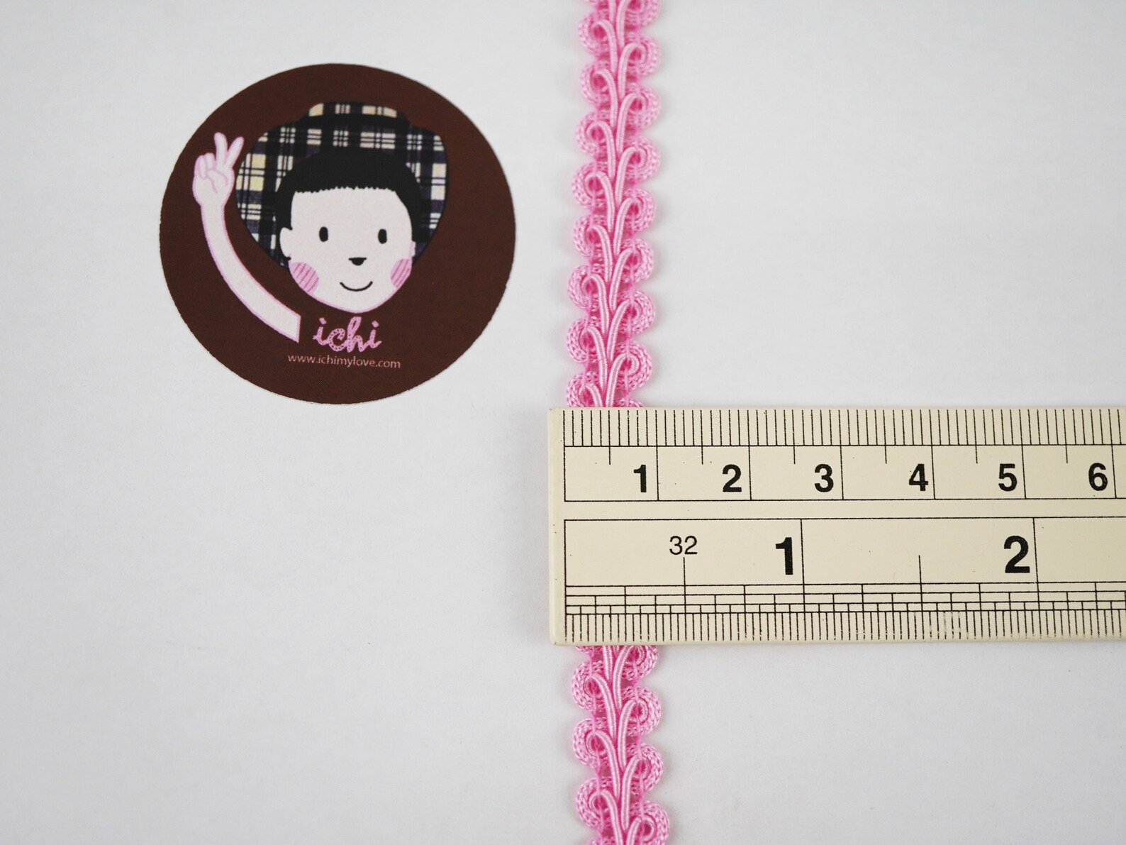 5 Yards 3/8" Carnation Pink Gimp Braided Trim, Gimp Braid, Braided Cord ...