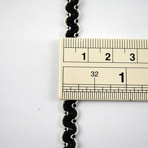 5 Yards Black Rick Rack, Rick Rack Trim, Zig Zag Trim, Zig Zag, Ric Rac ...