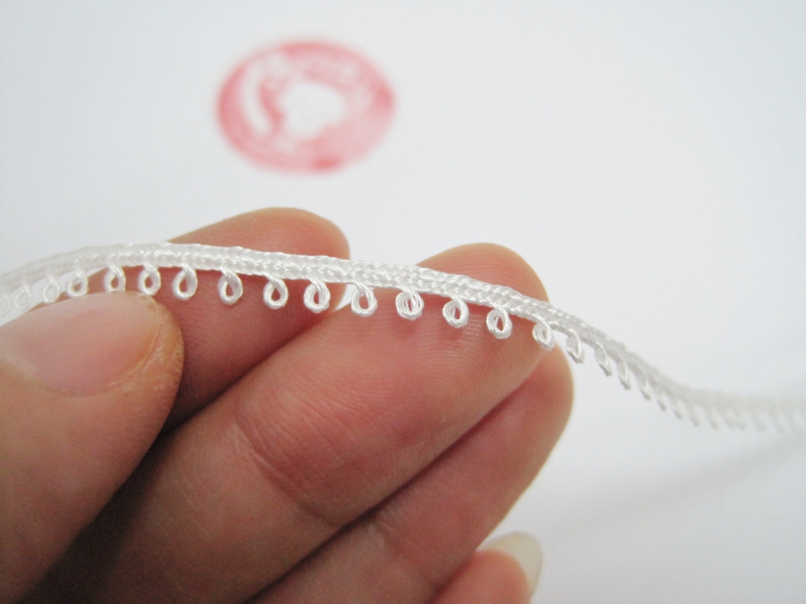 5 Yards White Picot Trim, Picot Edge Trim, Picot Edge Ribbon, Picot ...