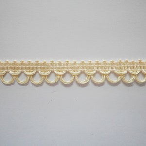 5 Yards Vanilla Loop Trim, Cream Loop Trim, Wholesale Trim, Looped Trim ...