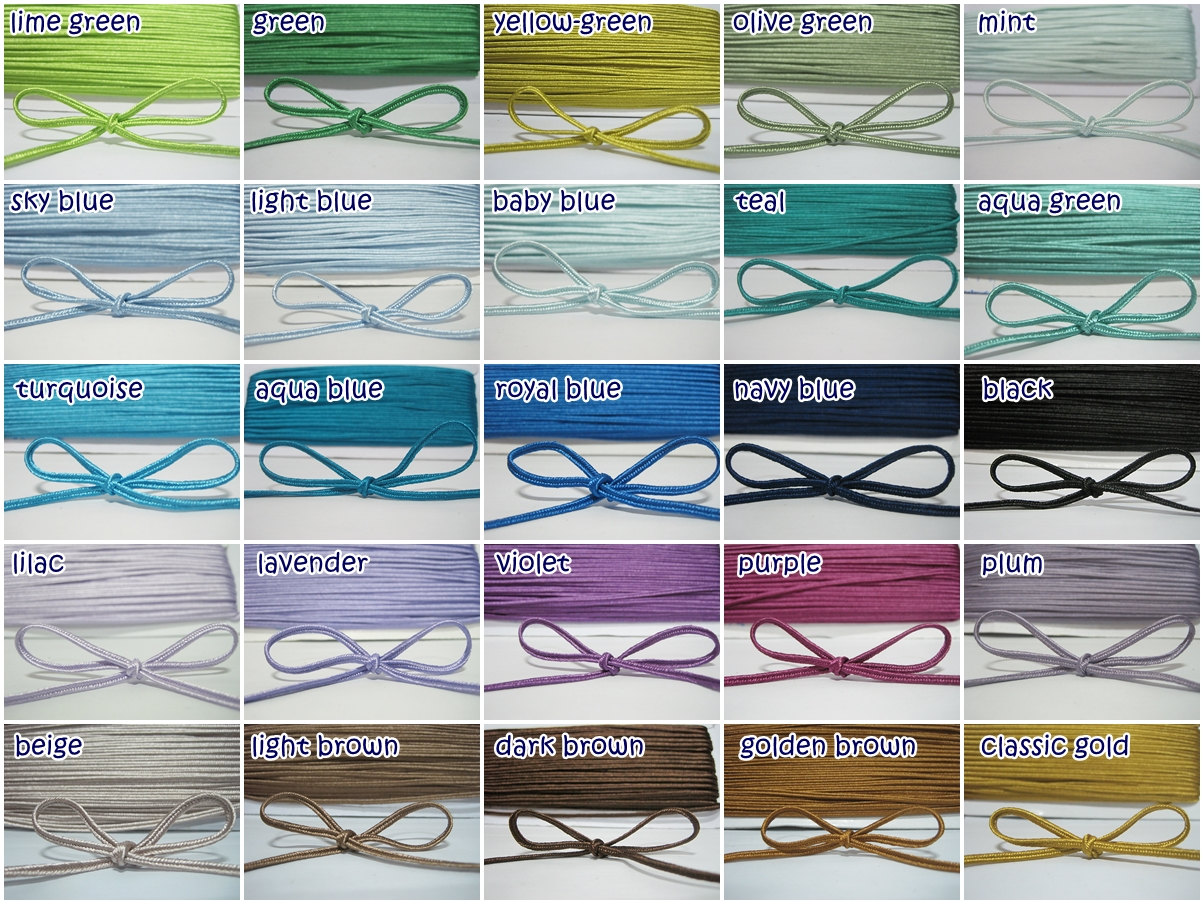 5 Yards 3 Mm Rose Pink Soutache Braid Braided Cord Soutache - Etsy