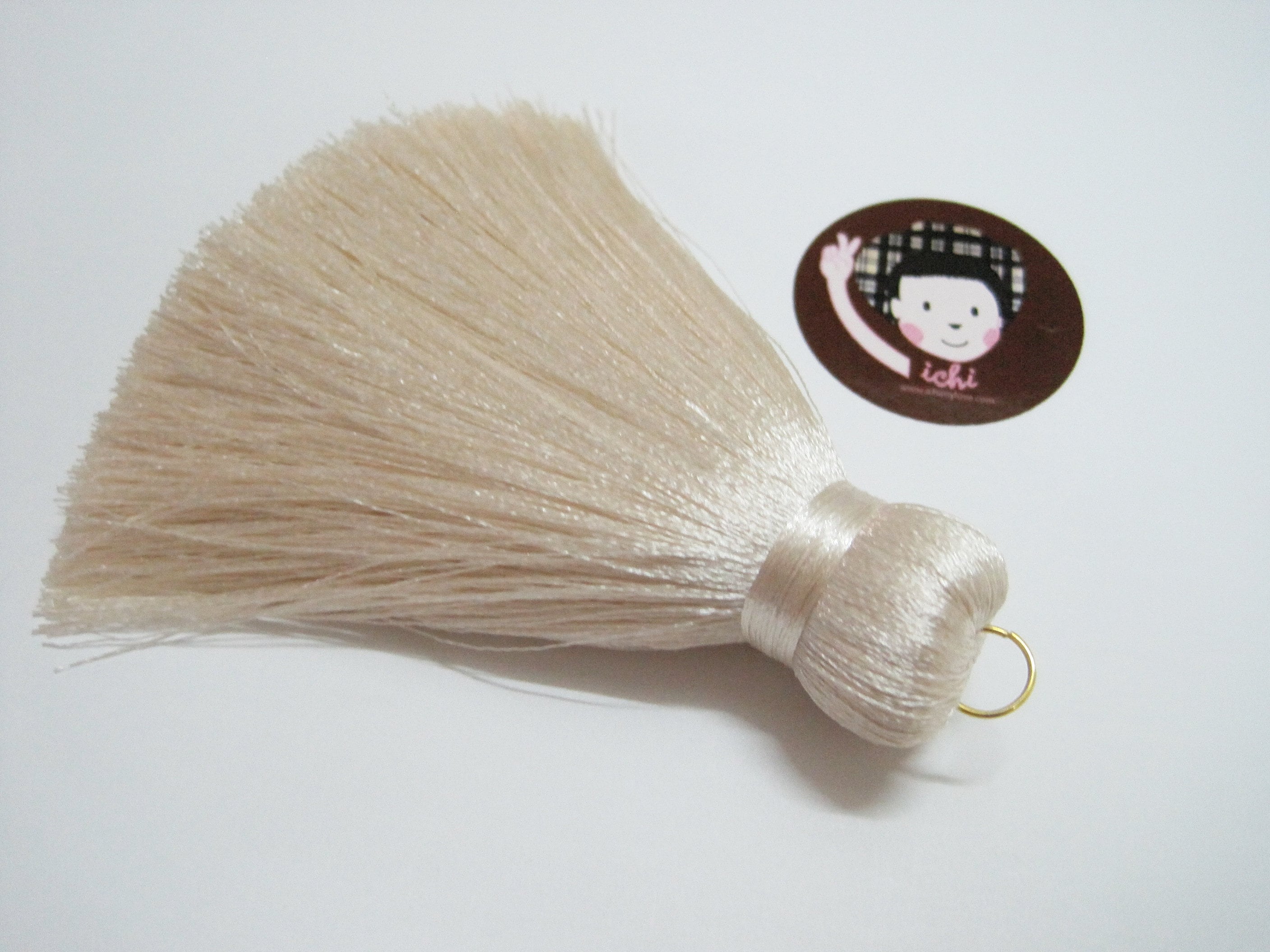1 Pc Cream Big Tassel, Big Tassel, Wholesale Tassels, Jumbo Silk Tassel ...