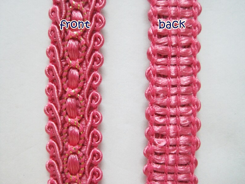 5 Yards 1/2 Shocking Pink Gimp Braid Trim Gimp Braid - Etsy