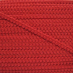 5 Yards 3/16" Red Gimp Braided Trim, Gimp Braid, Braided Cord,braided ...