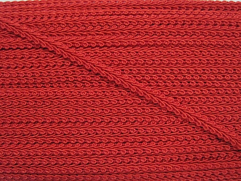 5 Yards 3/16 Red Gimp Braided Trim Gimp Braid Braided - Etsy