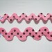 5 Yards Pink Polka Dot Mini Rick Rack Trim, Ric Rac, Rick Rack ...