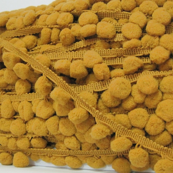 Gold Pom Pom - Etsy
