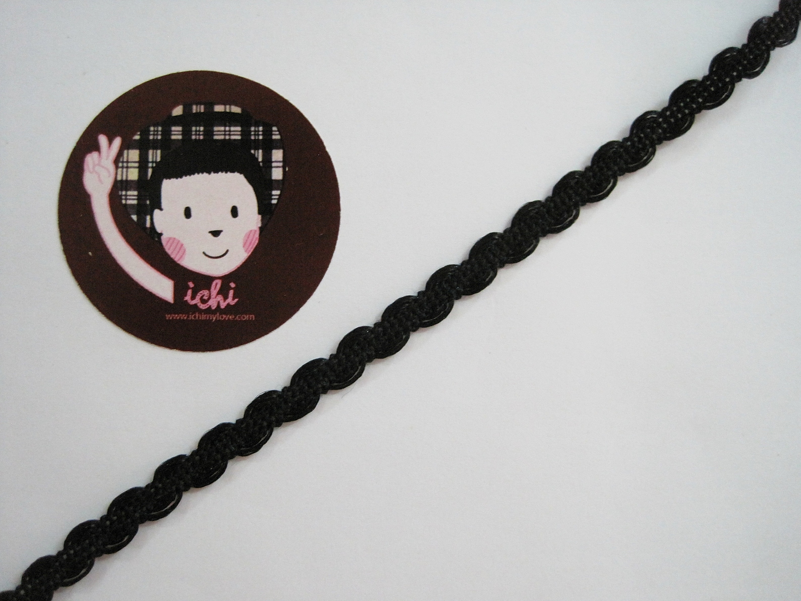 5 Yards 1/4 Black Shiny Braid Braided Trim Braid Lace | Etsy