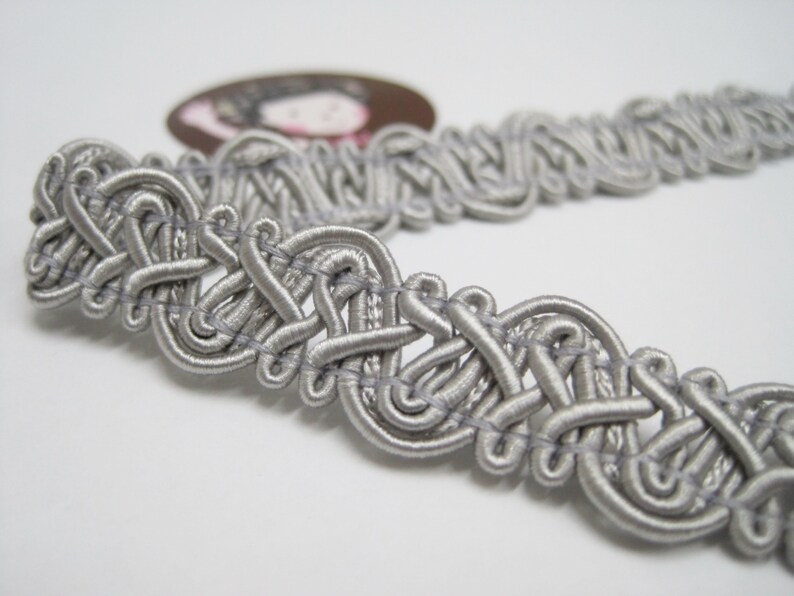 5 Yards 1/2 Silver Braid Trim Silver Gimp Braid - Etsy